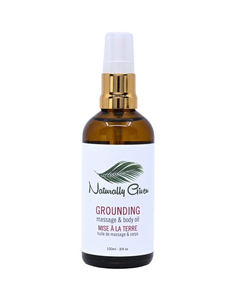 Grounding Massage & Body Oil - Naturally Given